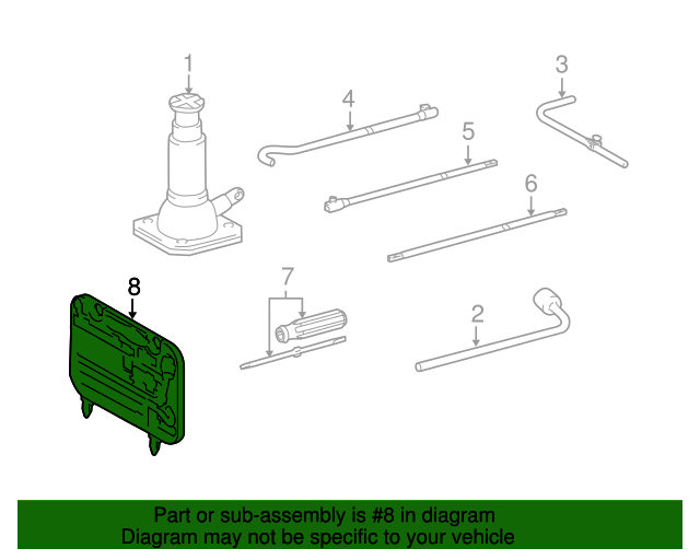 09120-60220 - Tool Compartment - 2010-2020 Lexus GX460 | My L Parts