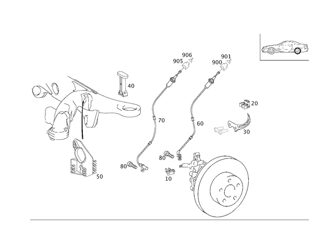 1954-2025 Mercedes-Benz Coupling, Mechanical 168-540-01-81 | MB OEM Parts