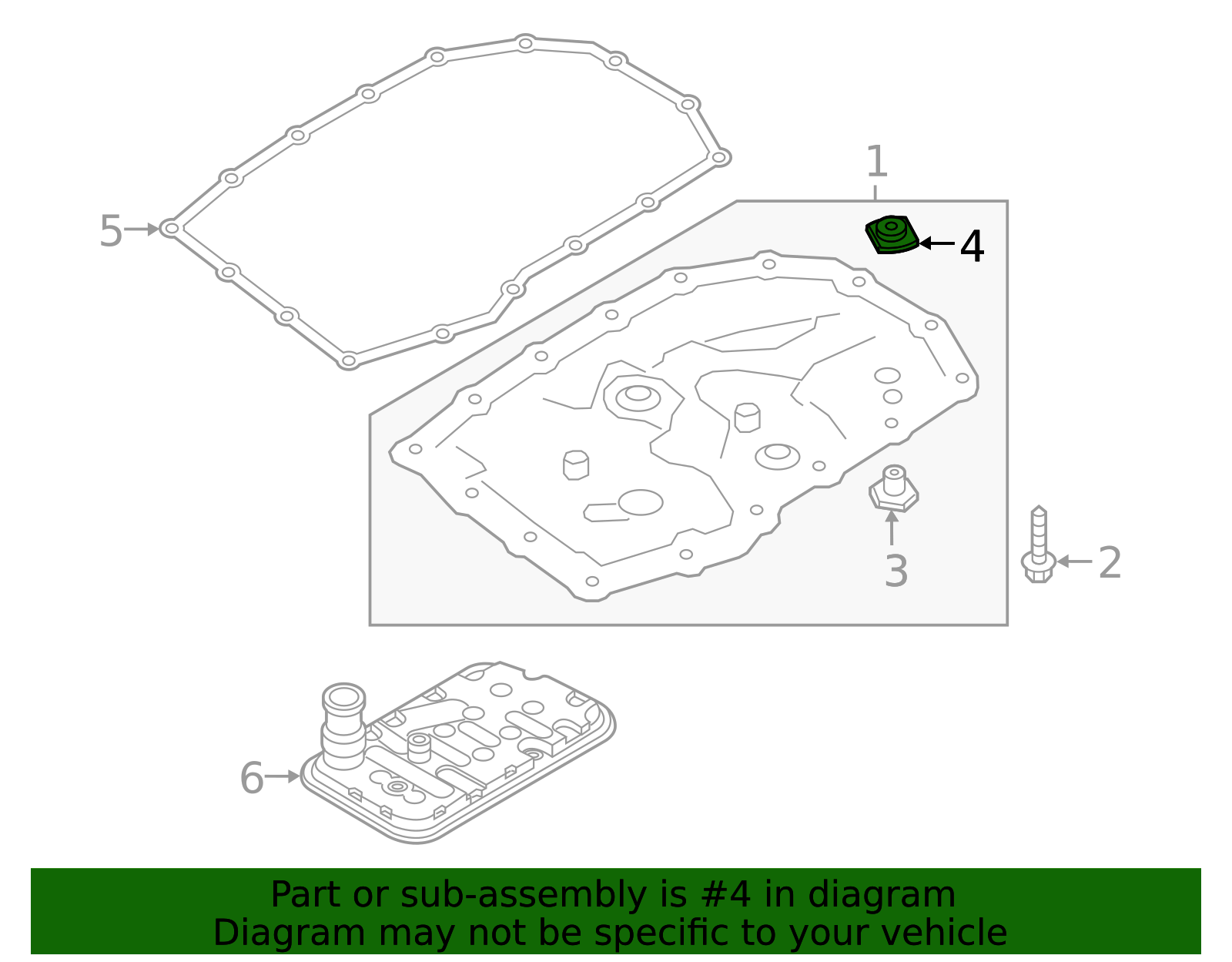 17512-14000 - Trans Pan Seal 2019-2025 Kia | Kia.Parts Store