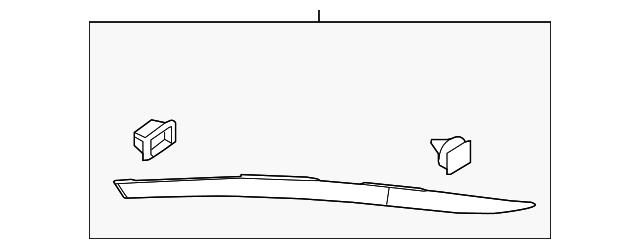 87860-D4000 - Upper Molding 2016-2020 Kia Optima | Kia.Parts