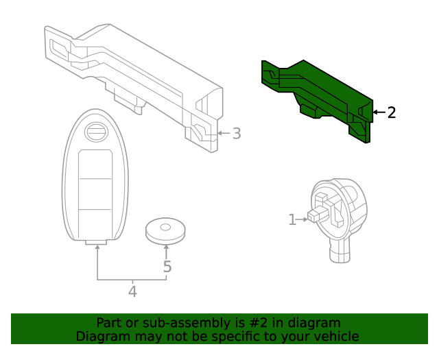 285E7-5TL0A - Antenna - 2020-2024 Nissan | Nissan OEM Parts Direct