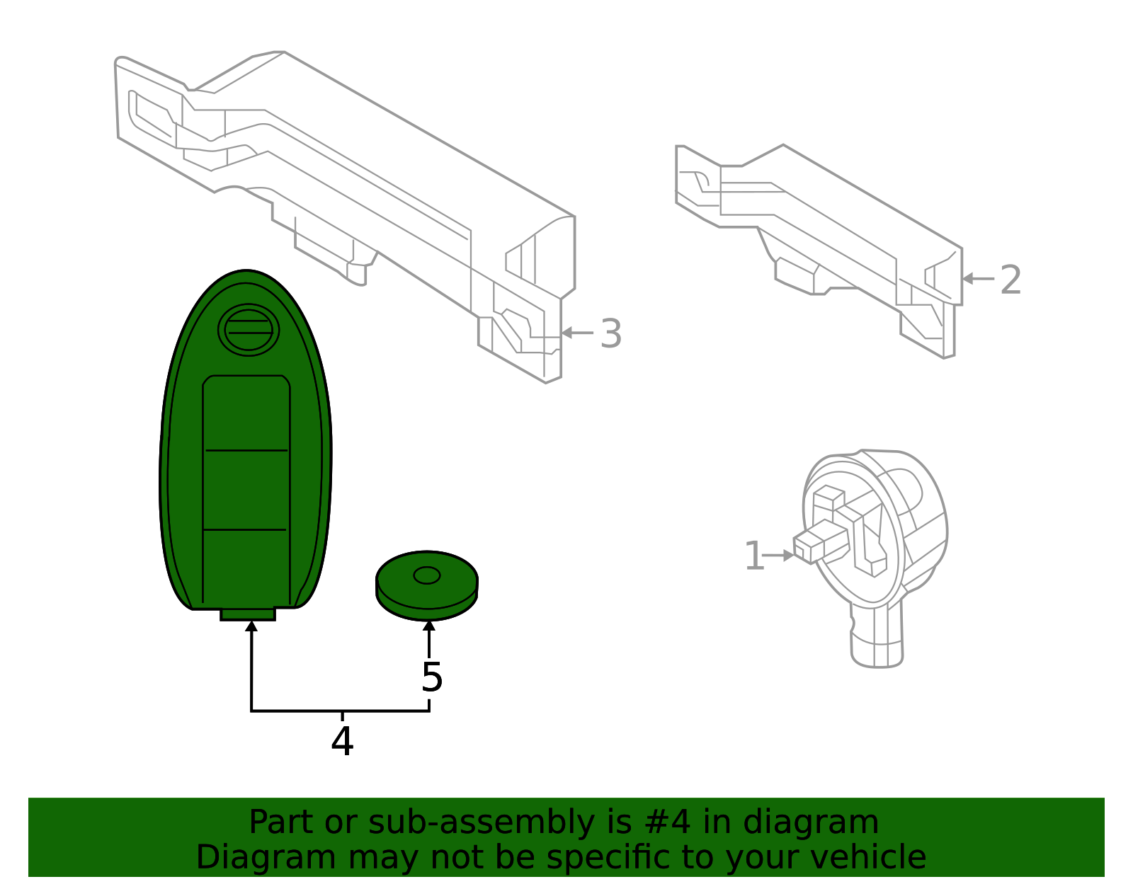 285E3-6LY1E - Keyless Entry Transmitter 2023-2025 Nissan | AutoNation Parts