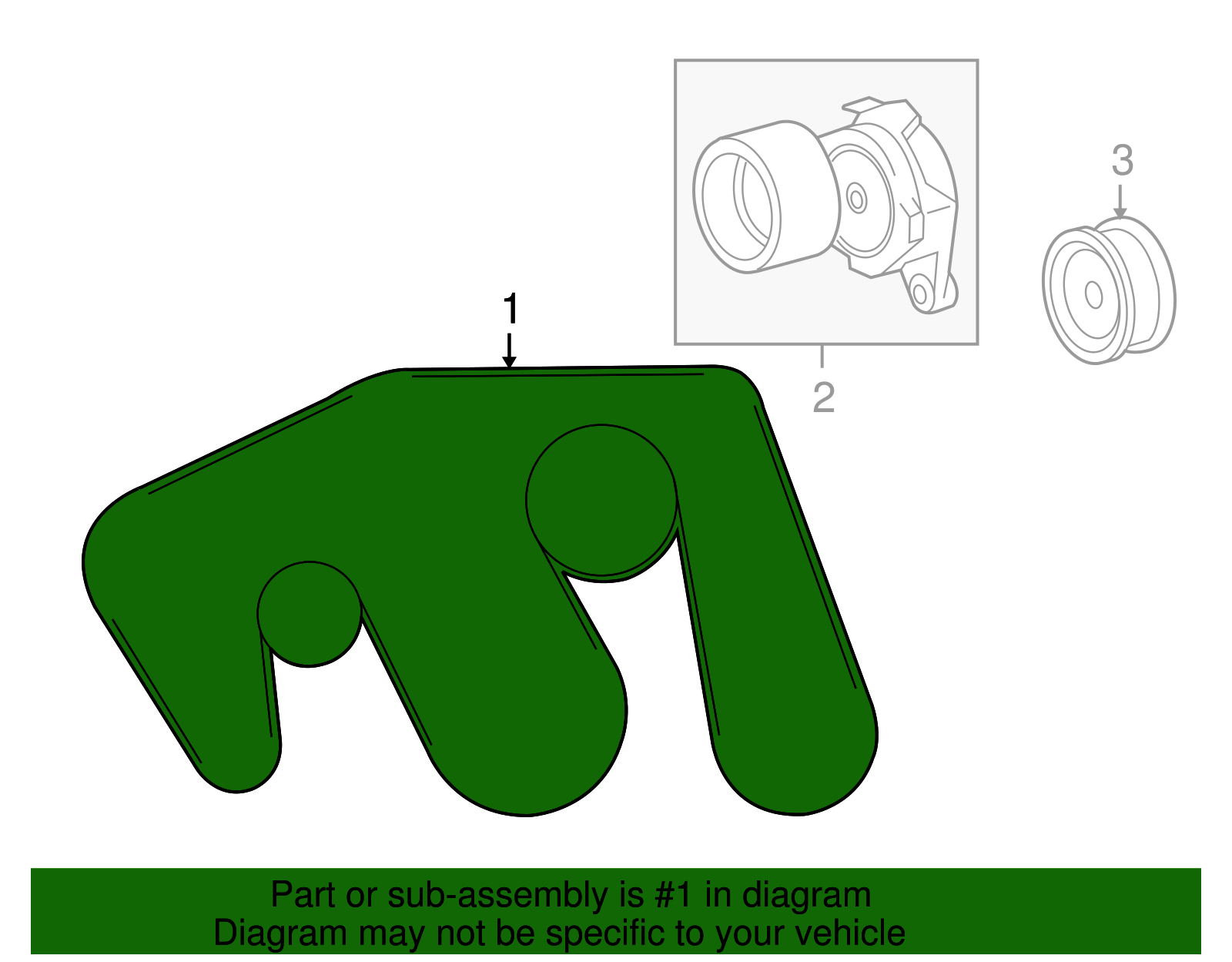 2008-2023 Lexus | Serpentine Belt | 90916-A2033 | Express Lexus Parts