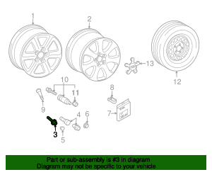WHT-001-693 - Wheel Bolt 2007-2015 Audi Q7 | Audi OEM Parts