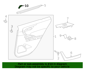2019-2023 Toyota Corner Trim 67673-0R020 | Toyota Parts Center