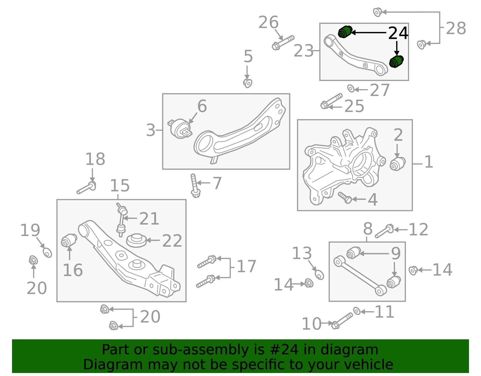 2021-2024 Hyundai Bushing 55138-P2000 | OEM Parts Online