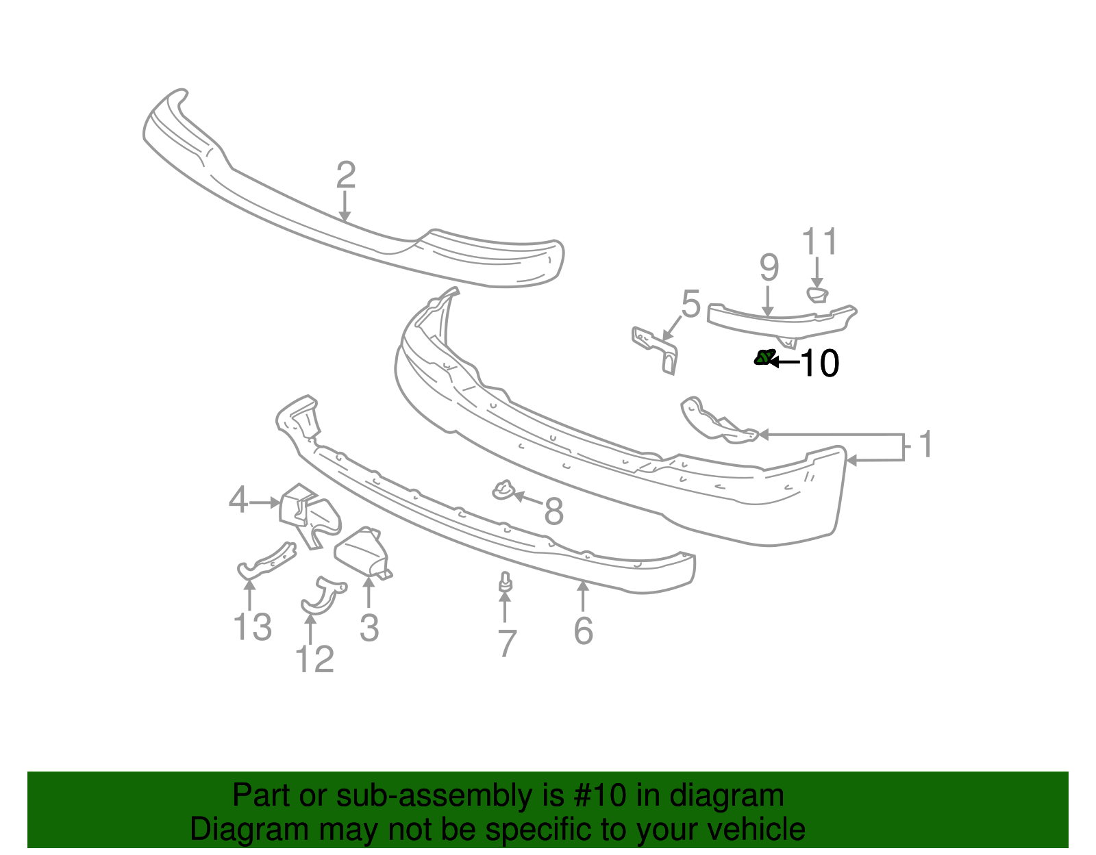 1999-2005 GM Filler Retainer 10283356 | GM AutoNation Parts