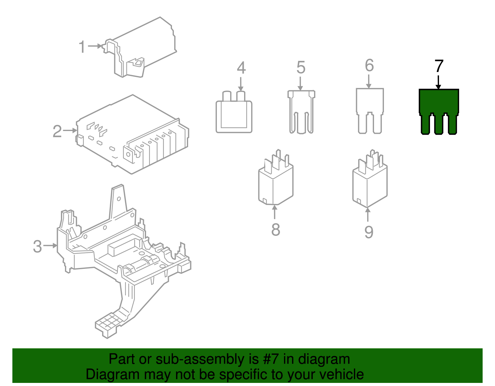 2013-2025 Ford Motorcraft™ Multi-Purpose Fuse SW-8874 | OEM Parts Online