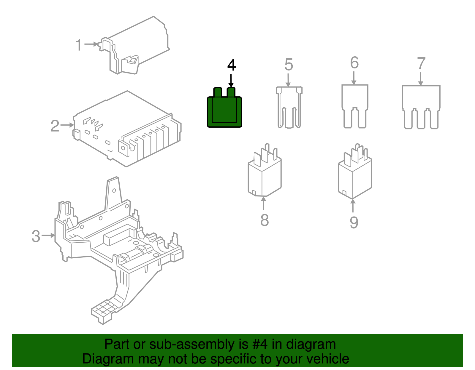 2013-2025 Ford Motorcraft™ Circuit Breaker SW-8853 | OEM Parts Online