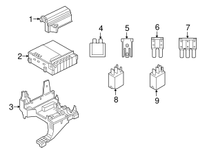 GU5Z-14526-K - Maxi Fuse - 2018-2022 Ford | Lasco Auto Parts