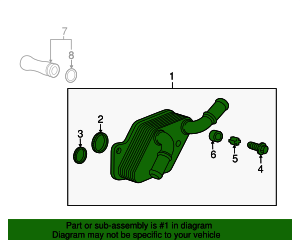 2013-2016 Buick Engine Oil Cooler 12639409 | GMPartsDirect.com