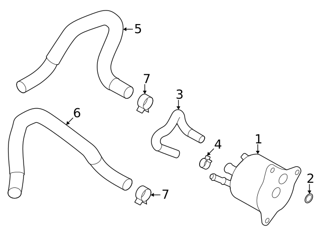 2020 Subaru Crosstrek Trans Cooler 31237AA120 | Subaru Parts Store