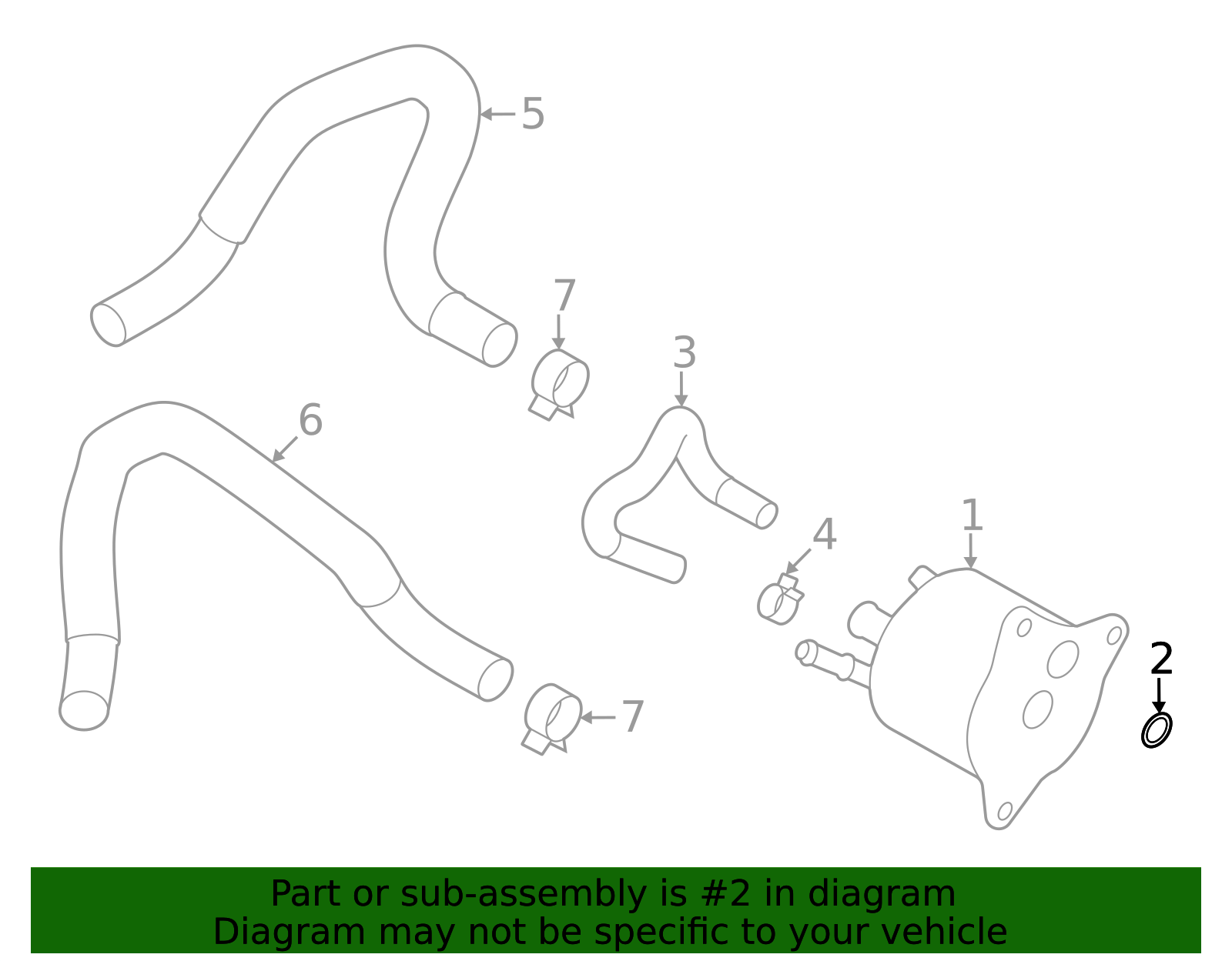 2020-2024 Subaru Trans Cooler O-Ring 806916060 | Subaru Parts Store