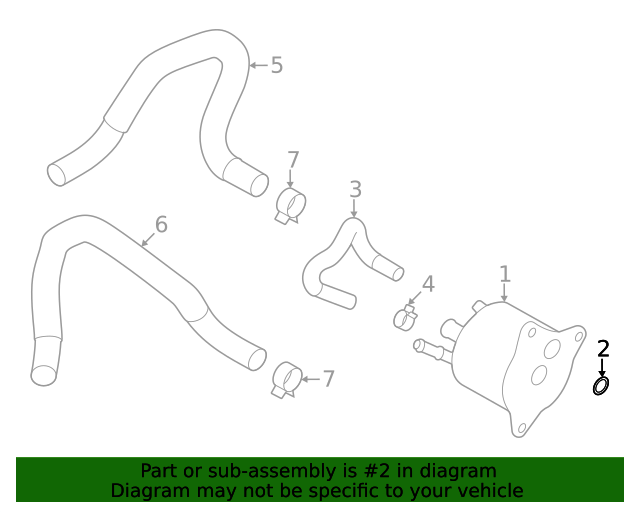 2020-2024 Subaru Trans Cooler O-Ring 806916060 | Subaru Parts Store