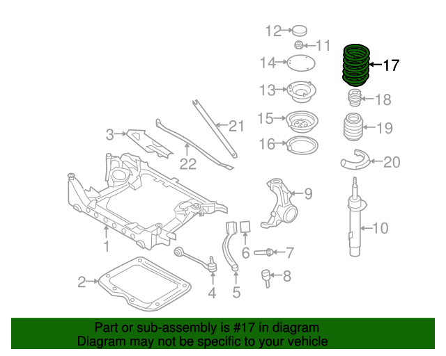 31-33-6-769-917 - Coil Spring - 2007 BMW 328xi | Buy BMW Parts Now