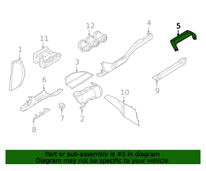 68260-6LB0A - Center Bezel 2020-2024 Nissan Sentra | Nissan Parts ...