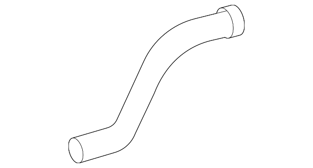 463-501-55-84 - Radiator Hose 2005-2011 Mercedes-Benz G 55 AMG ...