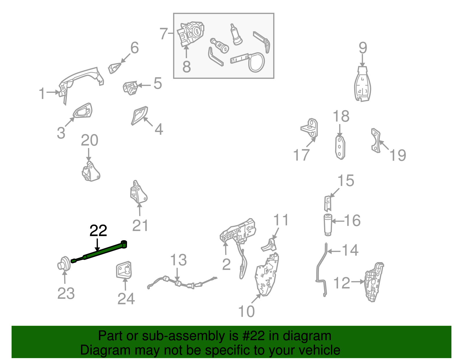 2007-2013 Mercedes-Benz Check Strap 2217200716 | Retail Performance ...
