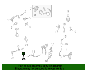 221-720-00-14 - Check Strap Bracket 2007-2014 Mercedes-Benz | Mercedes ...