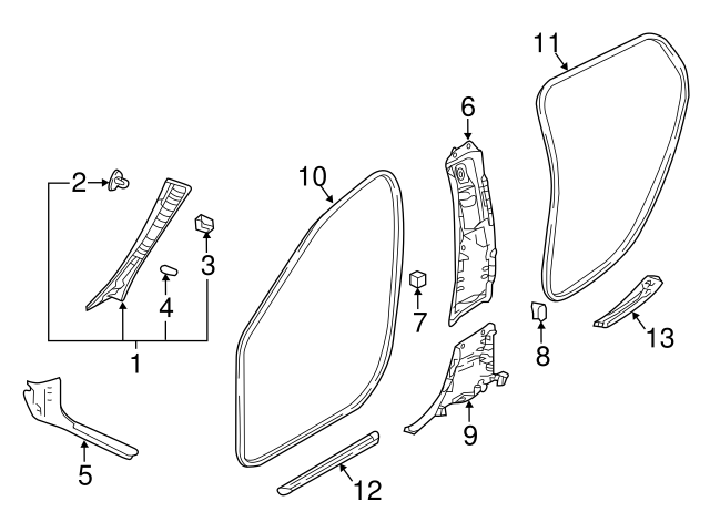 769B0-5DK1A - Door Sill Plate 2017-2018 Infiniti QX30 | AutoNation Parts