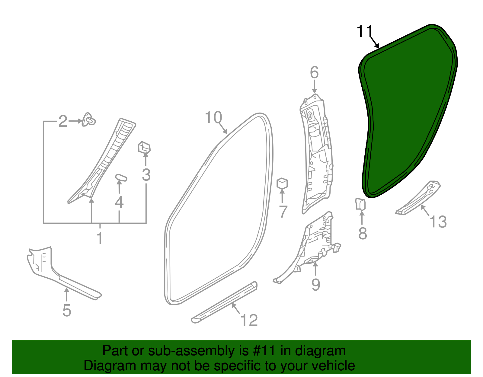 2017-2019 Infiniti QX30 Opening Trim 76923-5DA1A | INFINITI OF WEST CHESTER