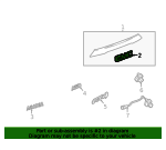 2020-2024 GMC Red Liftgate Emblem 84689767 GM | GMPartsDirect.com