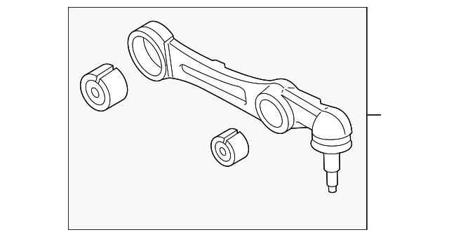 Genuine Ft Lower Control Arm for 2015-2022 Hyundai | Part# 54501-B1500 ...
