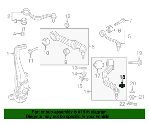 2015-2022 Hyundai Rear Lower Control Arm Stopper 54553-3M000 | OEM ...