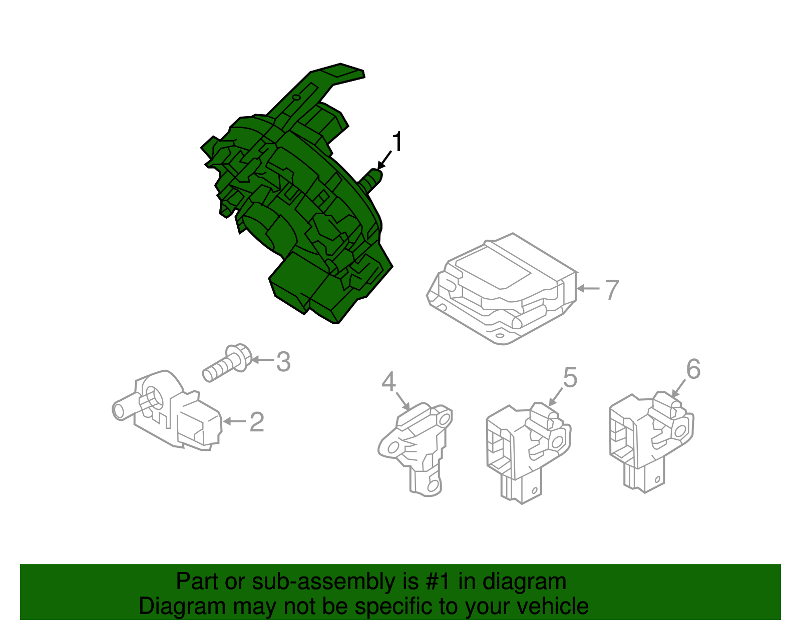 2016-2018 Hyundai Tucson Clock Spring 93490-D3320 | OEM Parts Online