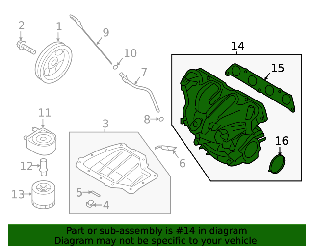 2019-2021 Hyundai Veloster Intake Manifold 28310-2B777 | OEM Parts Online