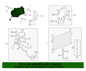 2013-2019 GM Compressor (Replaces Part Number 84491974) 84441491 GM ...