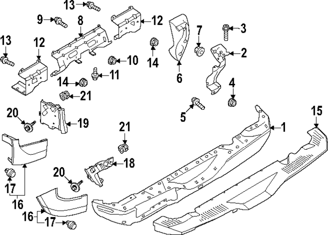 M2DZ-17810-CAPTM - Extension 2022-2024 Ford Bronco | Big 3 Auto Parts