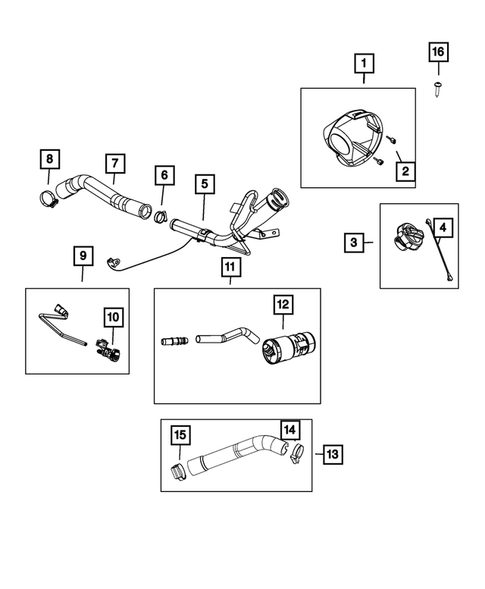 Fuel Tank Filler Tube for 2022 Ram 1500 Classic | Mopar eStore