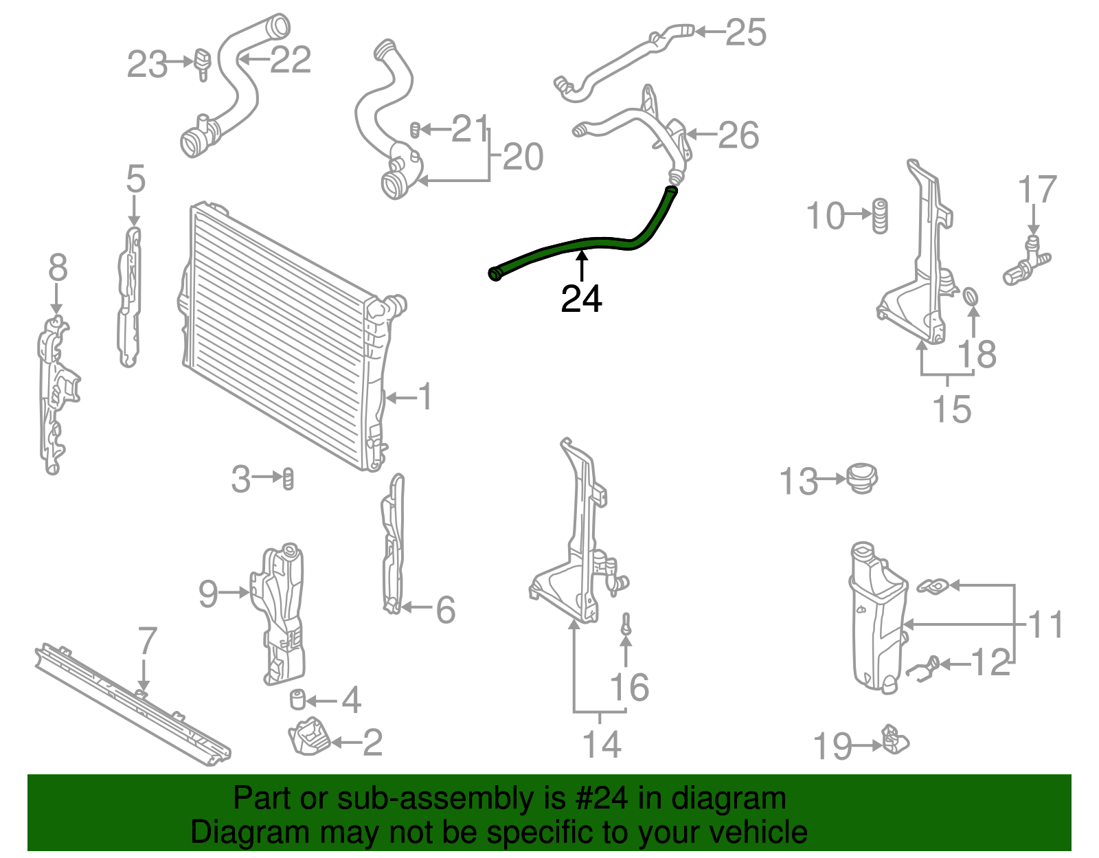 11531436410 - 1999-2006 BMW Water Hose Assembly (11-53-1-436-410) | BMW ...