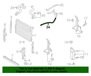 Genuine BMW 11-53-1-436-410 | Water Hose Assembly | FREE Shipping on ...