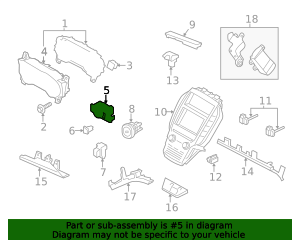 2015-2019 Lincoln Headlamp Switch EJ7Z-11654-BA | OEM Parts Online