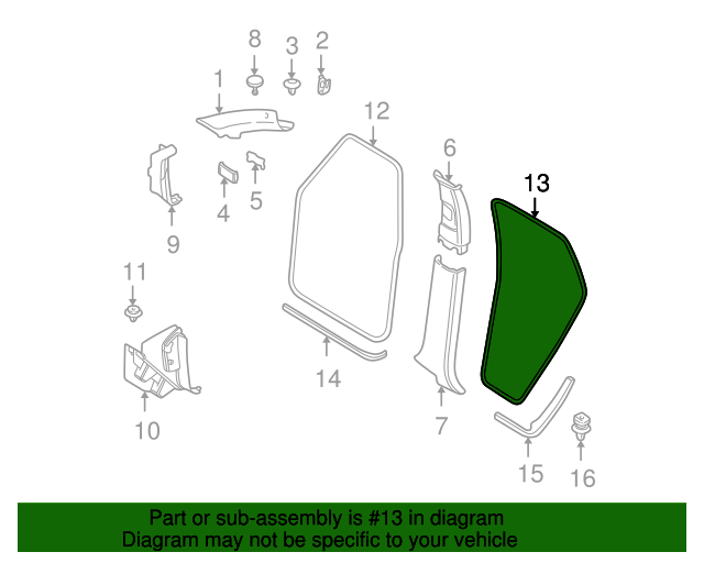 51478265111 - 2000-2006 BMW X5 Sill Cover (51-47-8-265-111) | BMW of ...