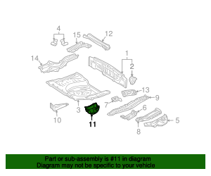 2006-2008 Lexus RX400h Protector 58724-48010 | OEM Parts Online