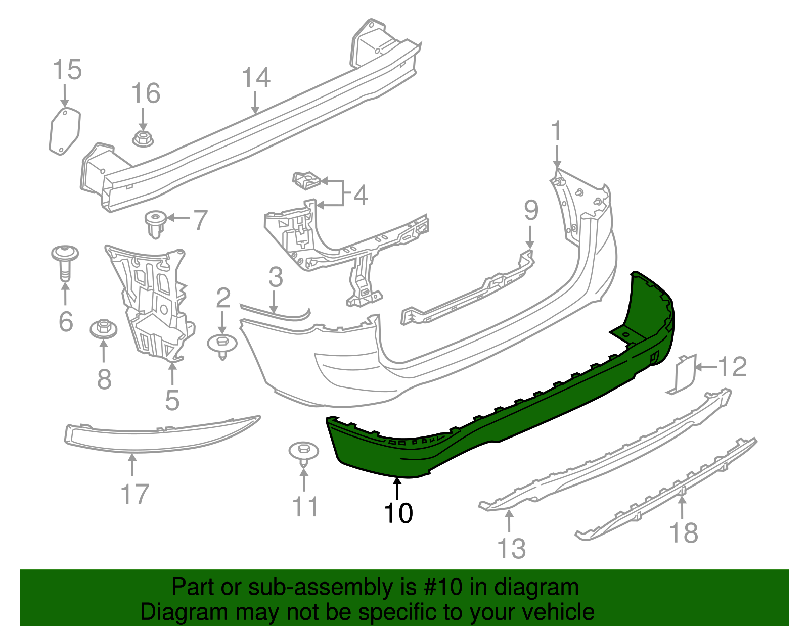 51127403392 - 2016-2022 BMW X1 Lower Cover (51-12-7-403-392) | BMW of ...