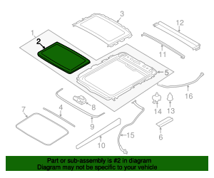 Genuine BMW 54-10-7-285-810 | Front Glass | FREE Shipping on Most ...