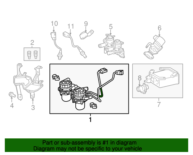 17610-0S030 - A.I.R Pump - 2011-2022 Toyota | OEM Parts To You
