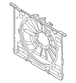 17428638430 - 2016-2020 BMW Fan Shroud (17-42-8-638-430) | BMW of South ...