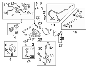 946-106-091-75 - Engine Water Pump Pulley 2014-2018 Porsche ...