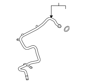2015-2018 Porsche Macan Water Inlet Pipe 946-106-022-32 | OEM Parts Online