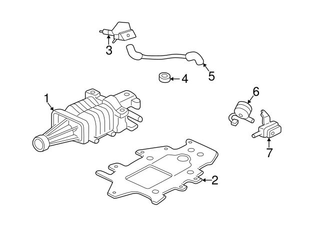 1997-2005 GM OEM NEW 1997-05 GM Pontiac Supercharger Blower Vacuum ...