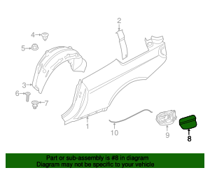 Genuine BMW 41-00-7-228-212 | Filler Door | FREE Shipping on Most ...