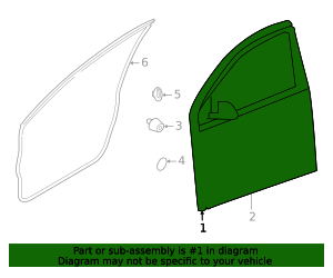 2020-2022 Nissan Versa Door Shell H0101-5EEMA | Nissan Parts Plus