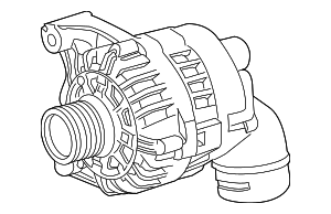 12317836592 - 2006-2010 BMW Alternator (12-31-7-836-592) | BMW of South ...