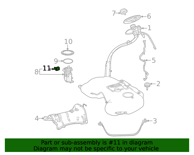 000-905-40-06 - Pressure Sensor 2015-2023 Mercedes-Benz | Mercedes-Benz ...