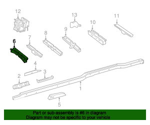 2014-2018 Mercedes-Benz Cross-Member 906-310-94-37 | MB OEM Parts
